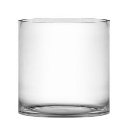Large Glass Cylinder Flower Vase Candle Holder Centerpieces | Glass ...